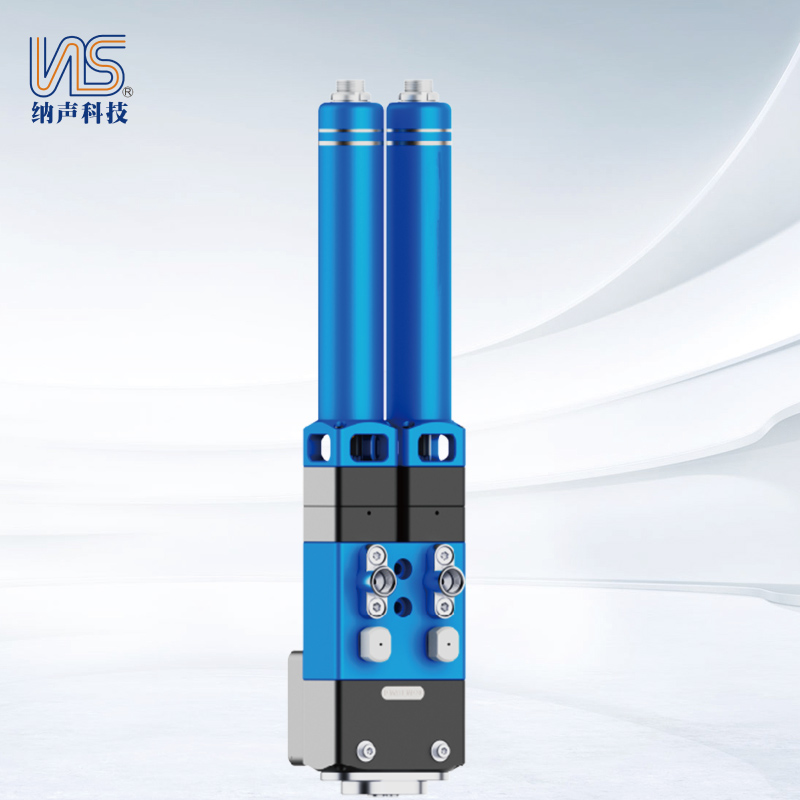 Two-component screw valve-eccentric wheel series